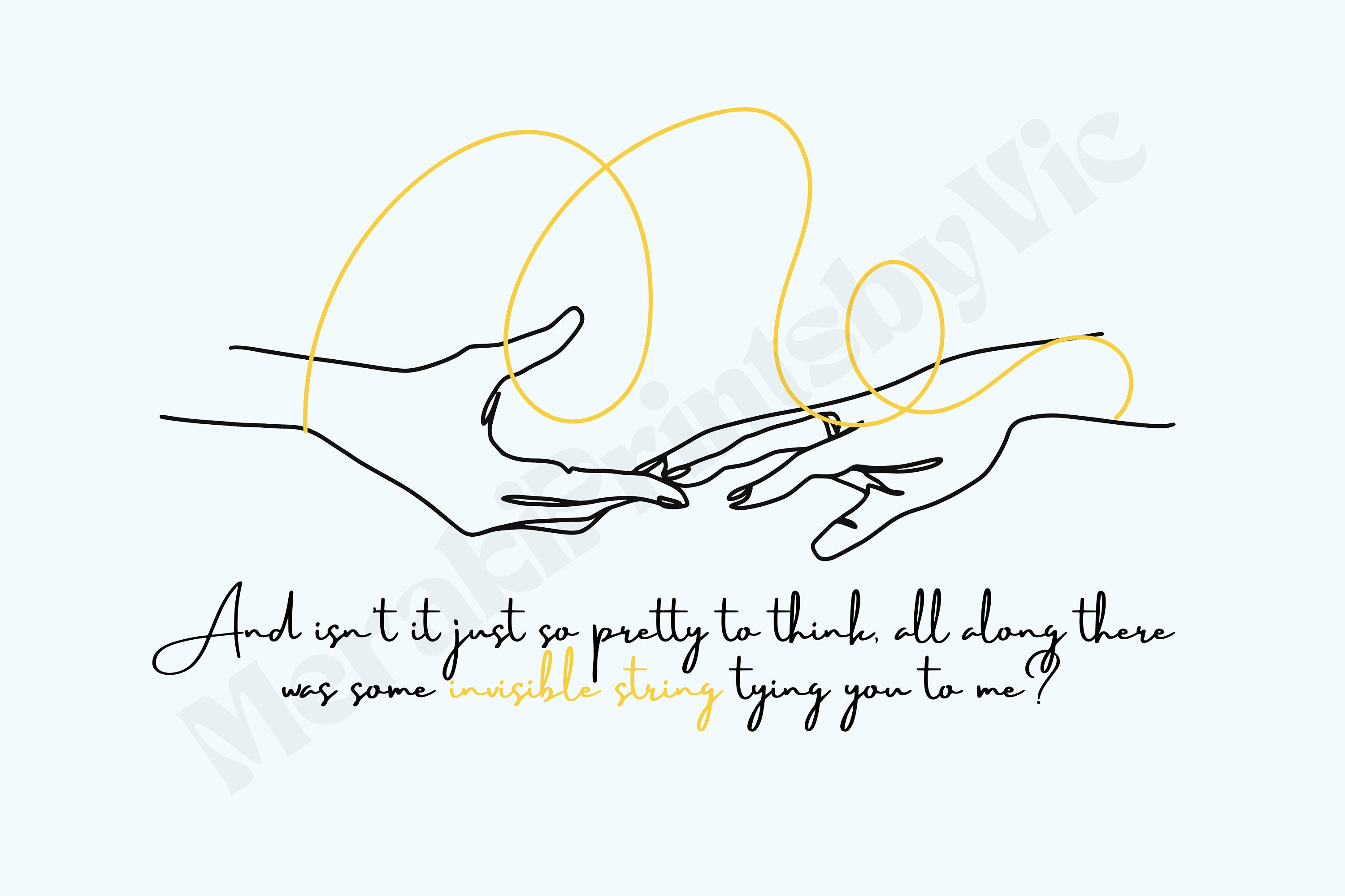 Invisible String Taylor Swift Poster - Etsy