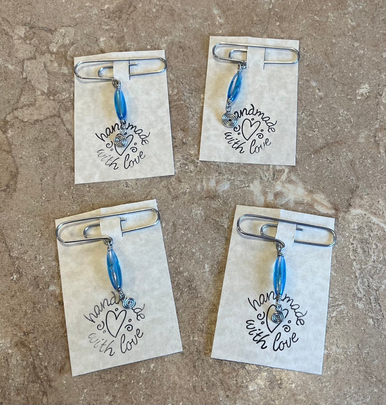 Charm Paper Clip Book Mark Planner Accessories - Etsy