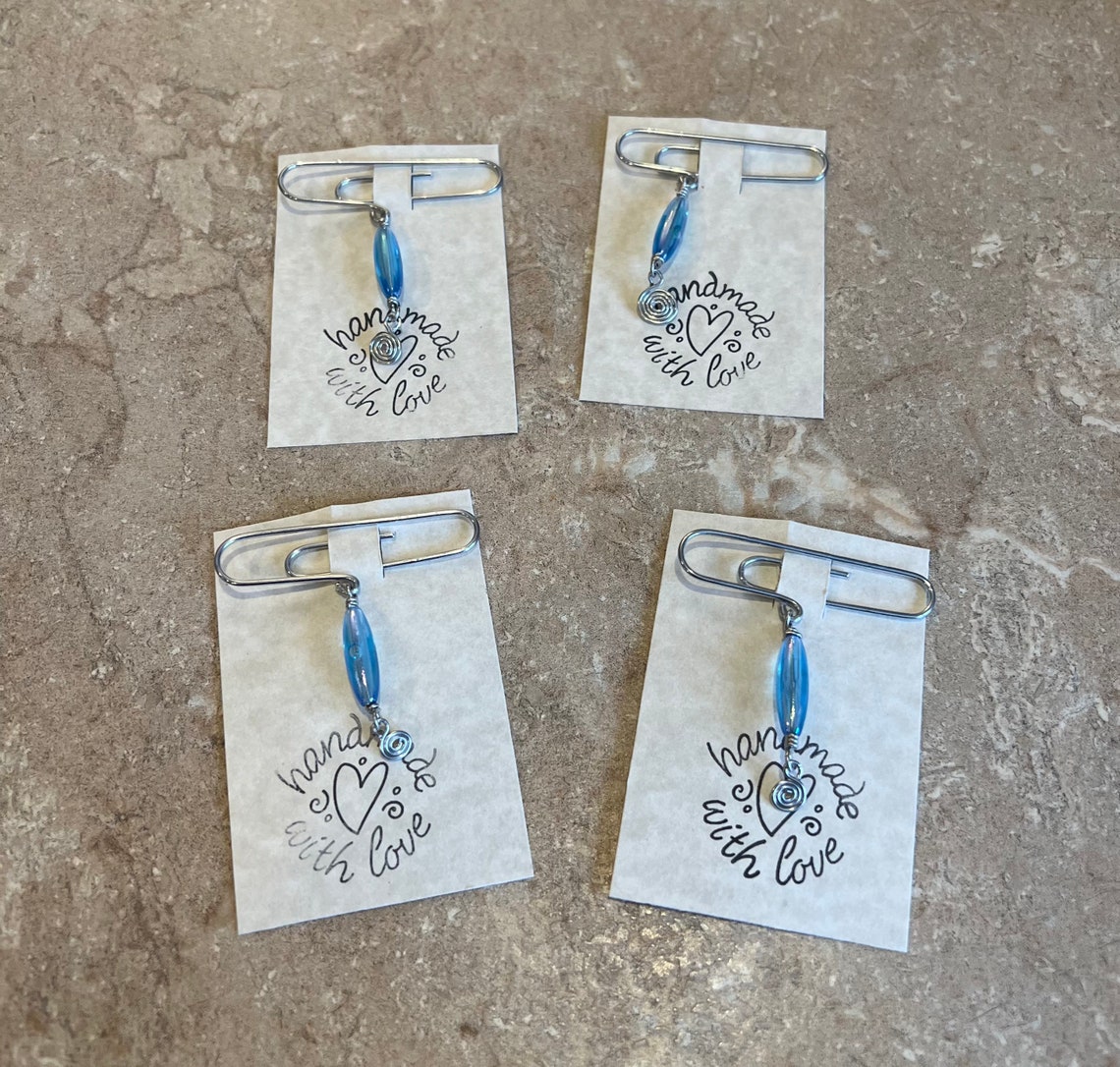 Charm Paper Clip Book Mark Planner Accessories - Etsy
