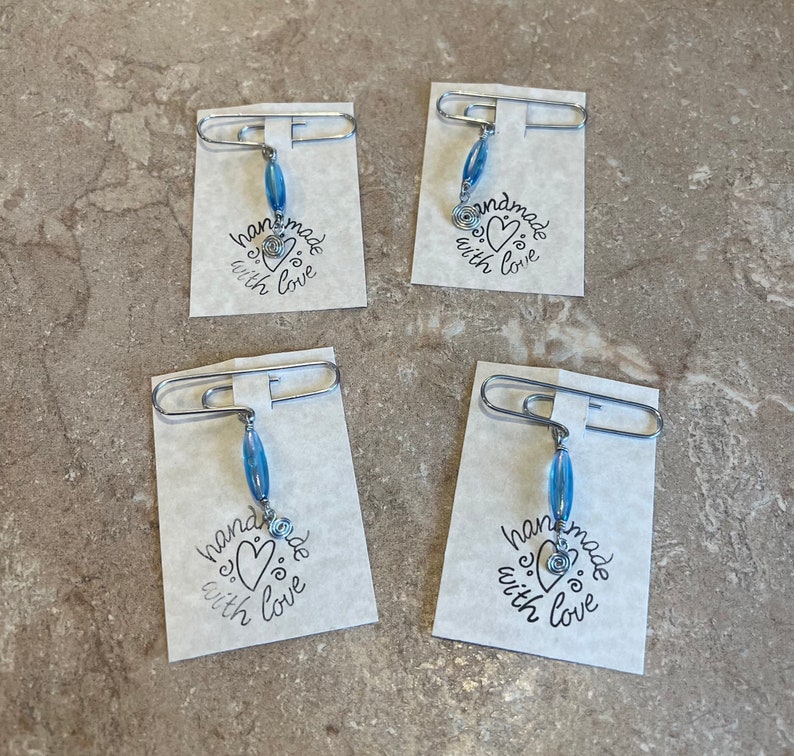 Charm Paper Clip Book Mark Planner Accessories - Etsy