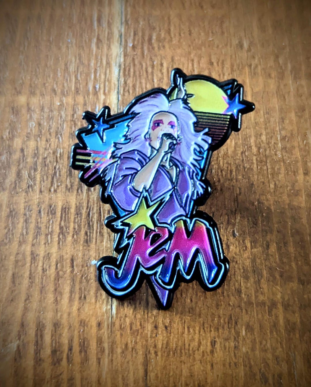 Jem and the Holograms Lapel Pin - Etsy