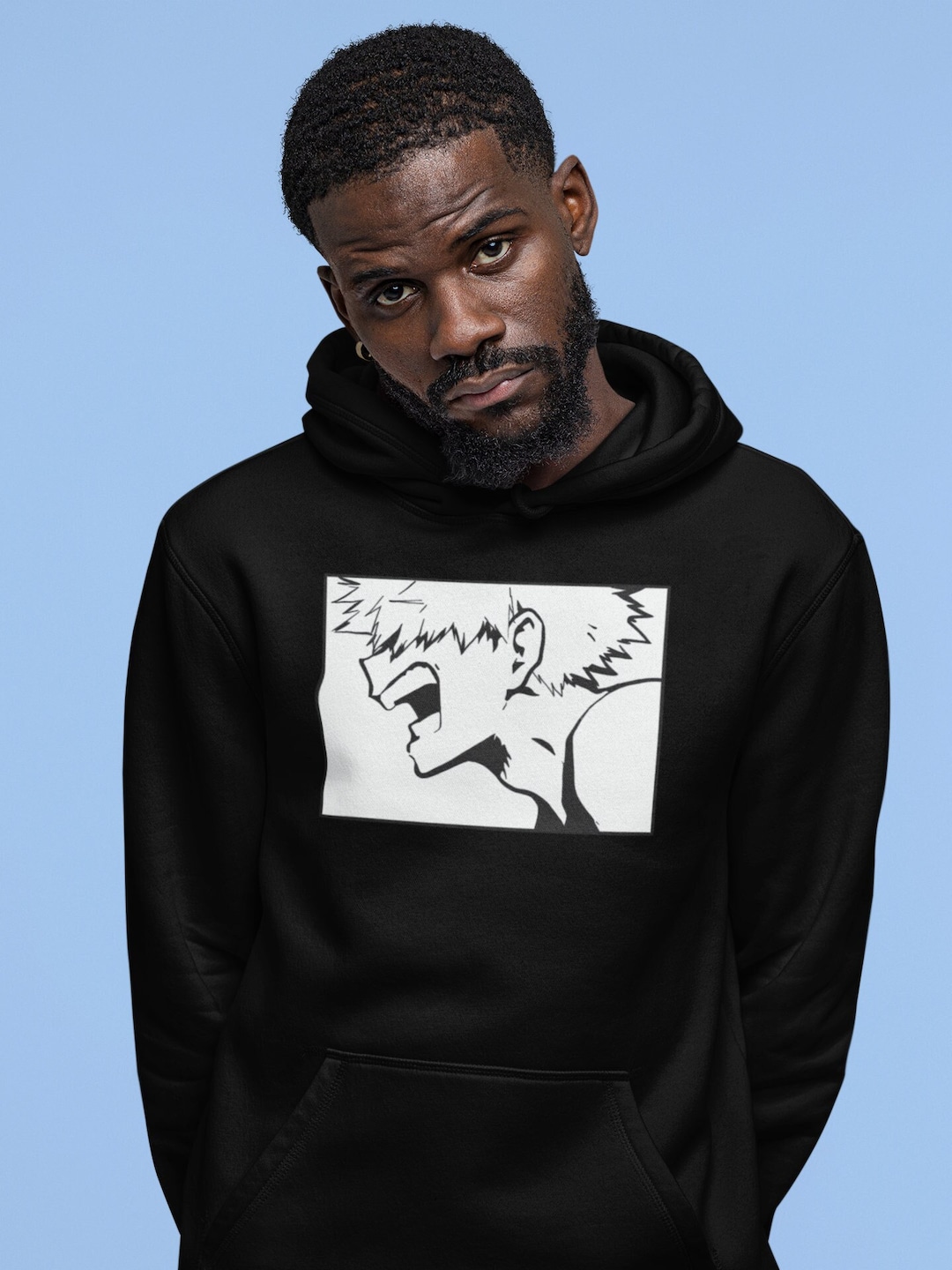 Anime Hoodie | Anime Character Hoodie | Manga Hoodie | Anime Line Art ...