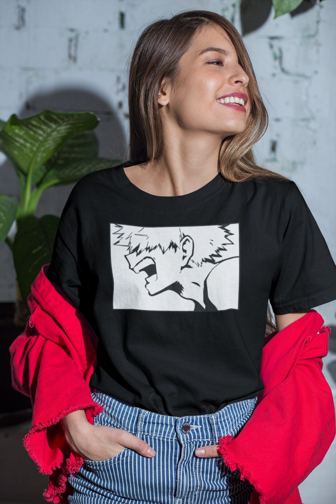 Anime Shirt | Anime Hero T-shirt | Line Art Design | Ground Zero T ...