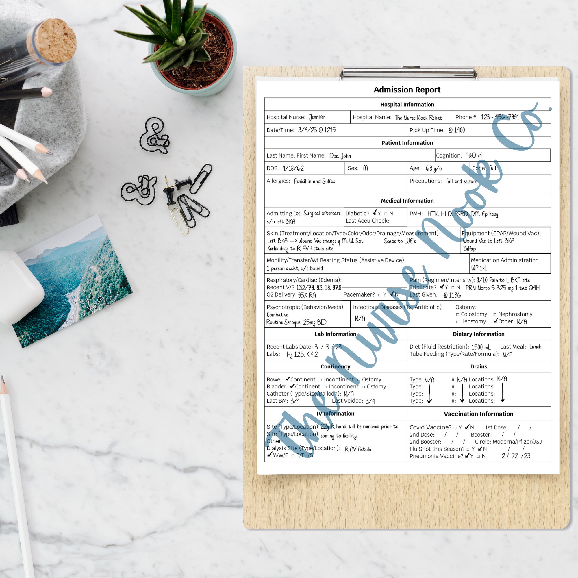 Admission Report Sheet Nursing Admission Report Sheet Admission Report ...