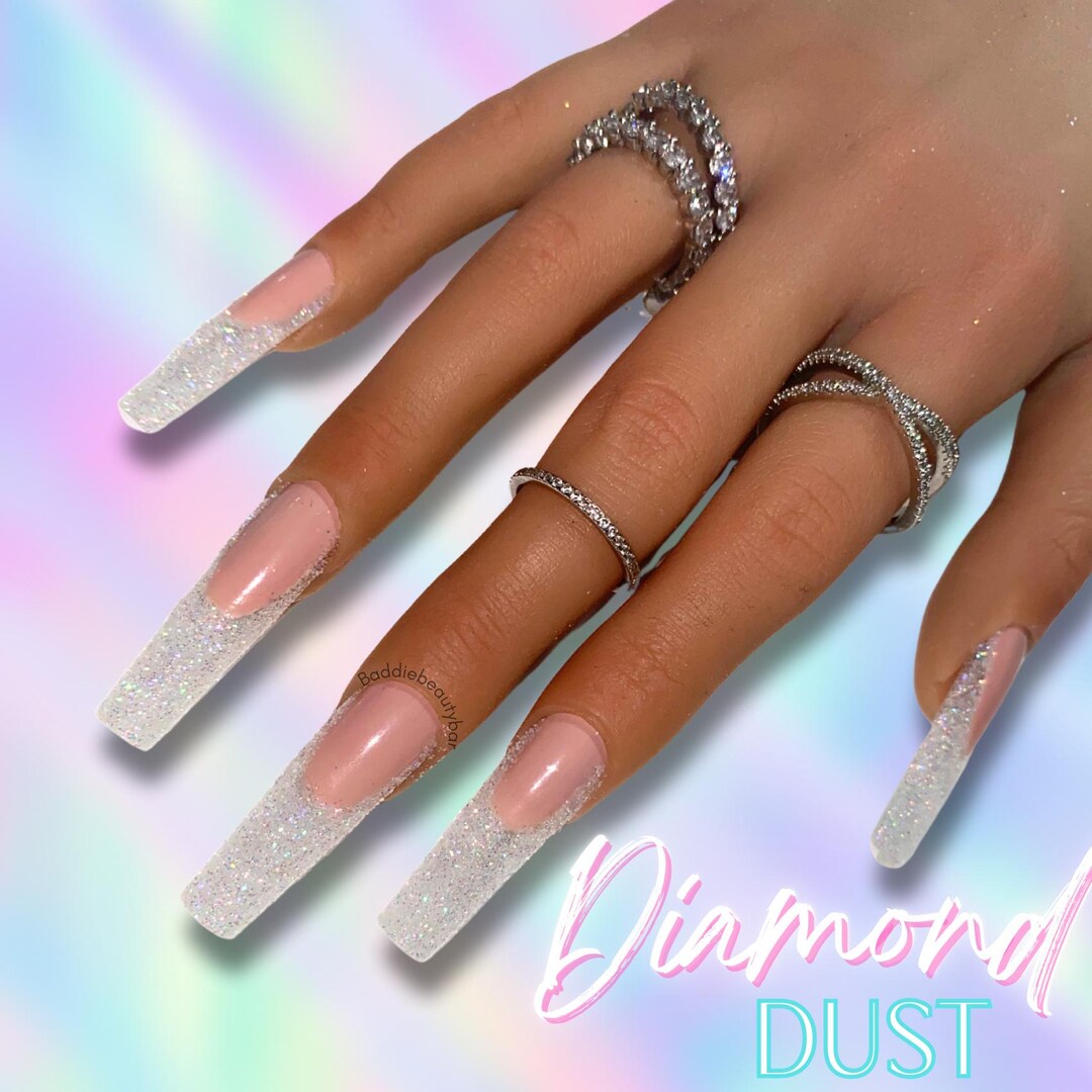Diamond Dust Nails | Luxury Custom Nails | Press-on Nails | Sugar Nails ...