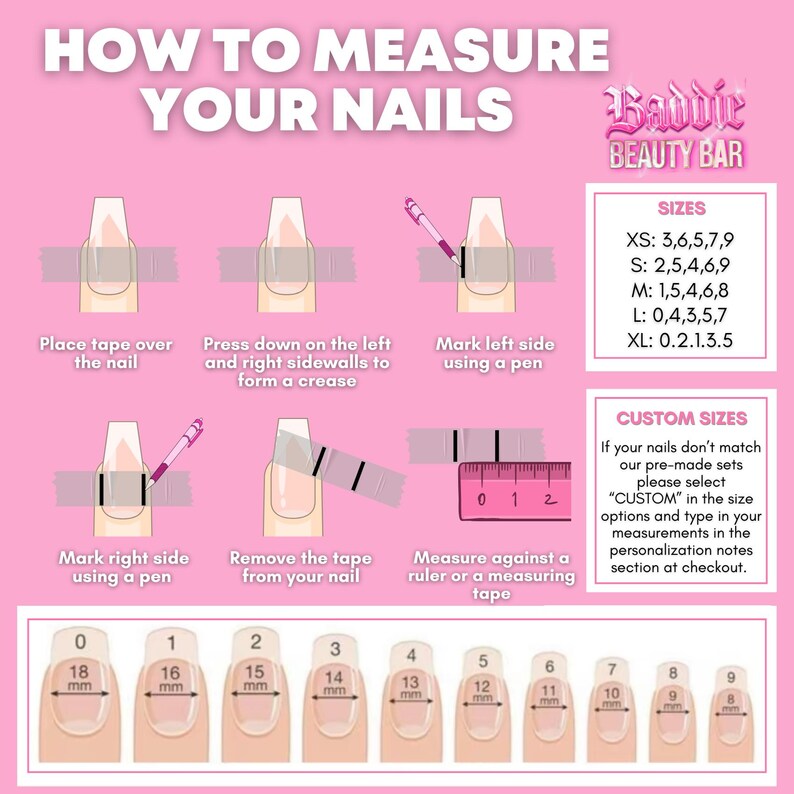French Tip Nails | Luxury Custom Nails | Press-on Nails | Rhinestone ...