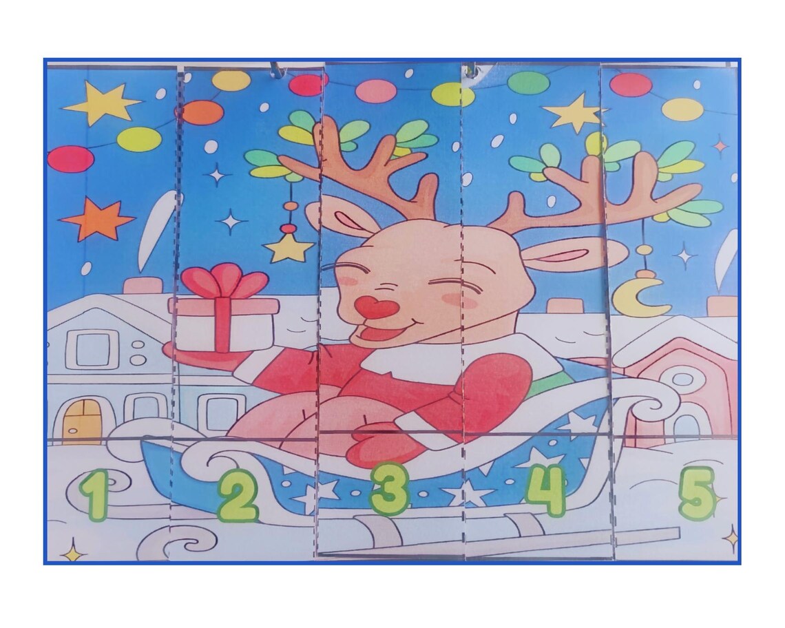 Christmas Busy Book, Winter-christmas Quiet Book, Toddler-preschool ...
