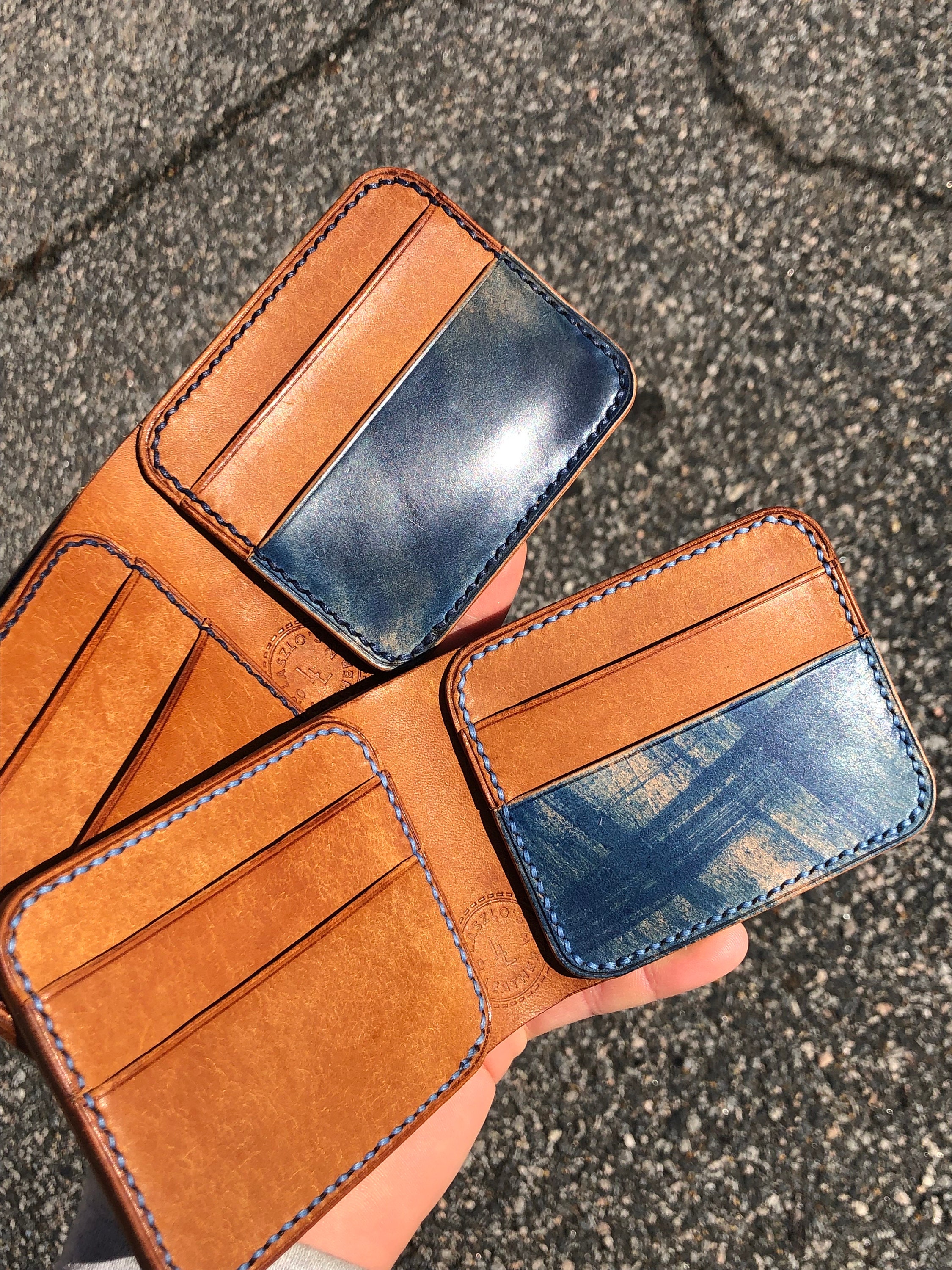 Marbled Rocado Shell Cordovan Bifold - Etsy