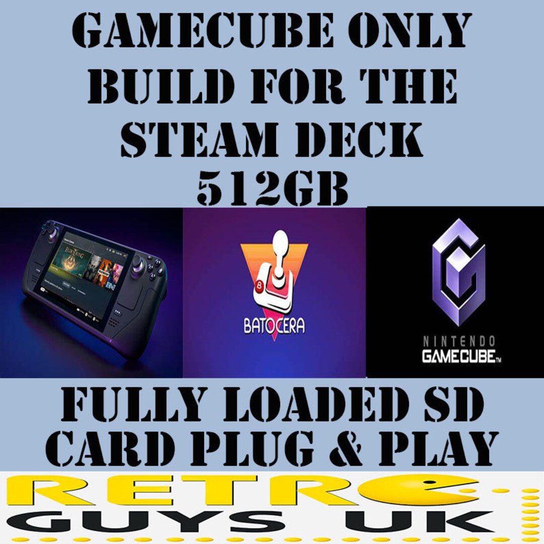 Steam Deck512gb Gamecube Only Built Sd Card 574 Titles - Etsy