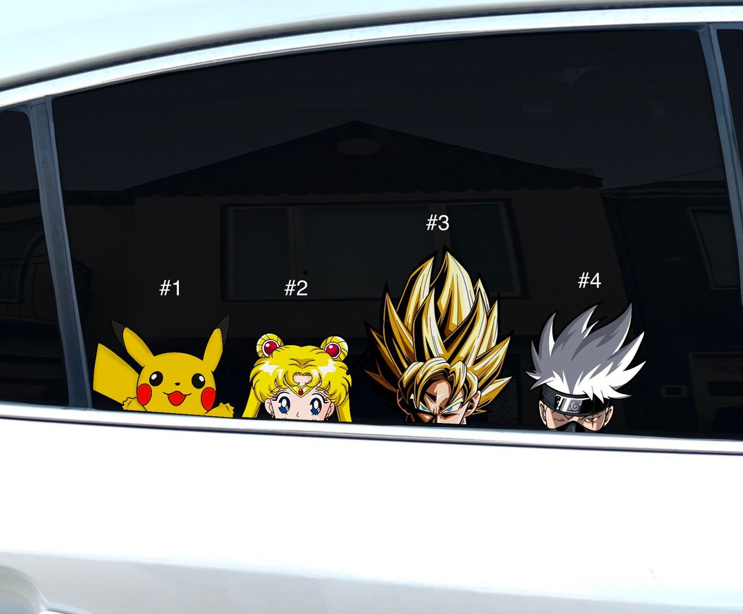 UV Protectant Anime Peekers Cartoon Stickers Car Decals - Etsy