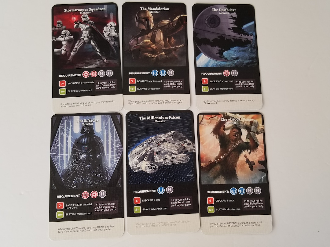 Here to Slay Star Wars Monster Expansion 6 Monster Cards - Etsy