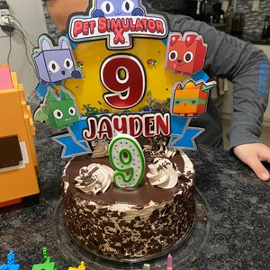 Pet Stimulator Cake Topper| Cake Topper|birthday Boy|birthday Girl|pet ...