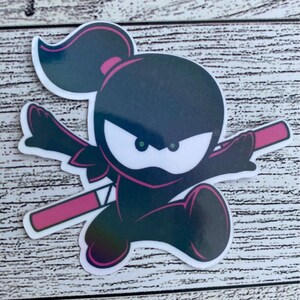 Ninja Kidz Holographic Stickers: Birthday Party Favors - Etsy