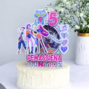 Huntrix Cake Topper| |birthday Girl|cake Topper| K-pop Demon Hunters ...