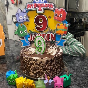 Pet Stimulator Cake Topper| Cake Topper|birthday Boy|birthday Girl|pet ...