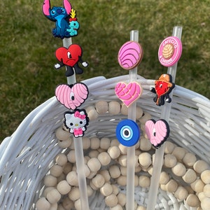 Straw Toppers | Straw Charms - Etsy
