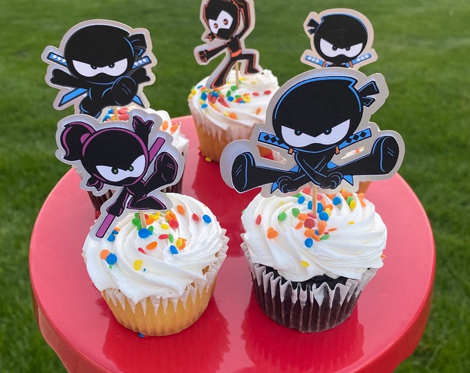 Ninja Kidz Cake Topper, Cake Toppers, Ninja Kidz, Birthday Topper ...