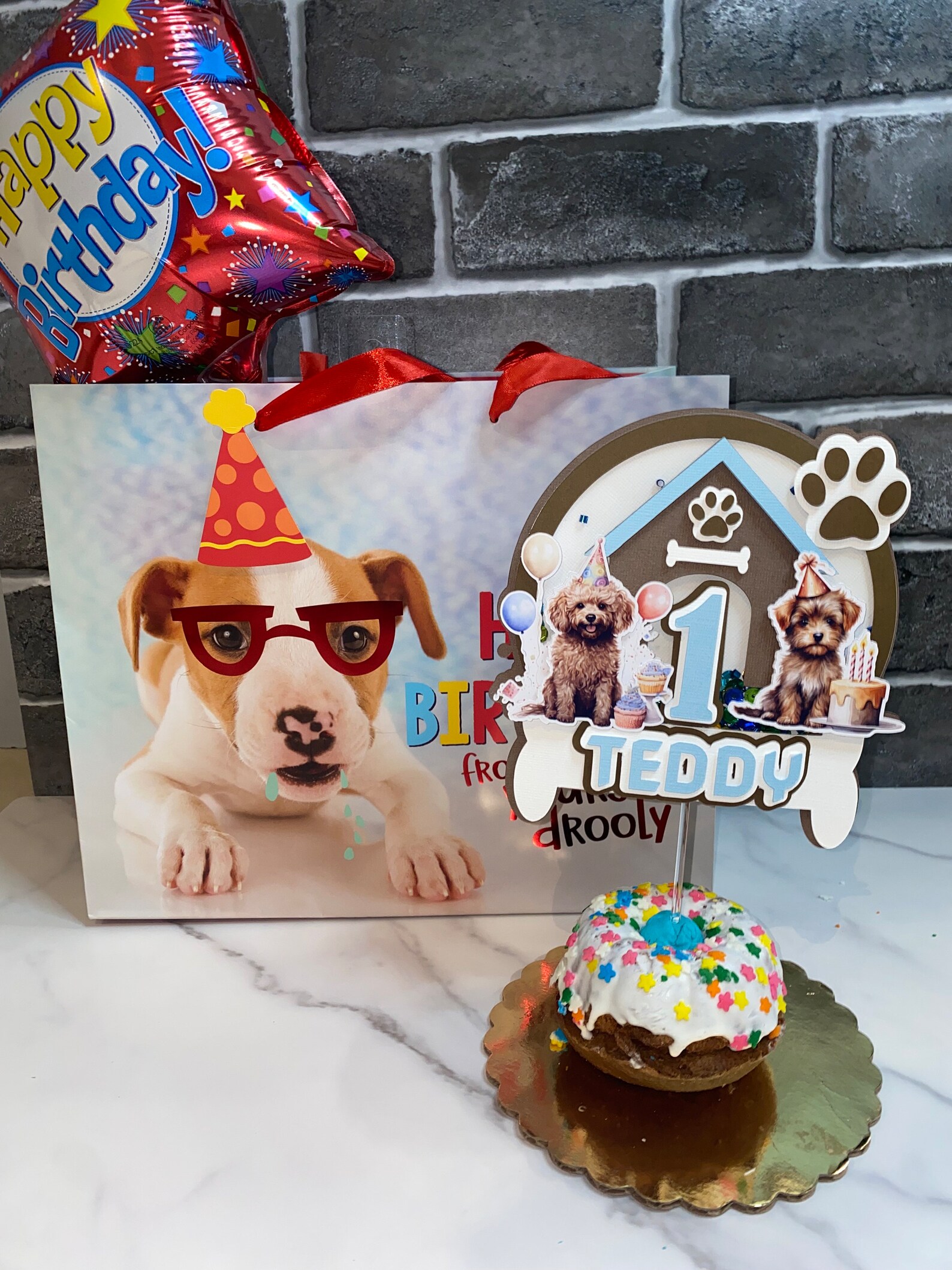 Poodle Dog Cake Topper|cake Toppers| Poodle Dog|birthday Topper|pet’s ...