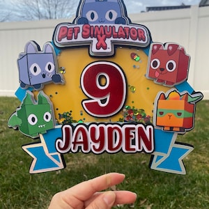 Pet Stimulator Cake Topper| Cake Topper|birthday Boy|birthday Girl|pet ...