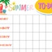 Printable Summer Rules and Daily Chart for Kids Summer Checklist Daily ...