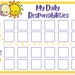 Daily Responsibilities Routine Card for Kids Morning and Evening ...
