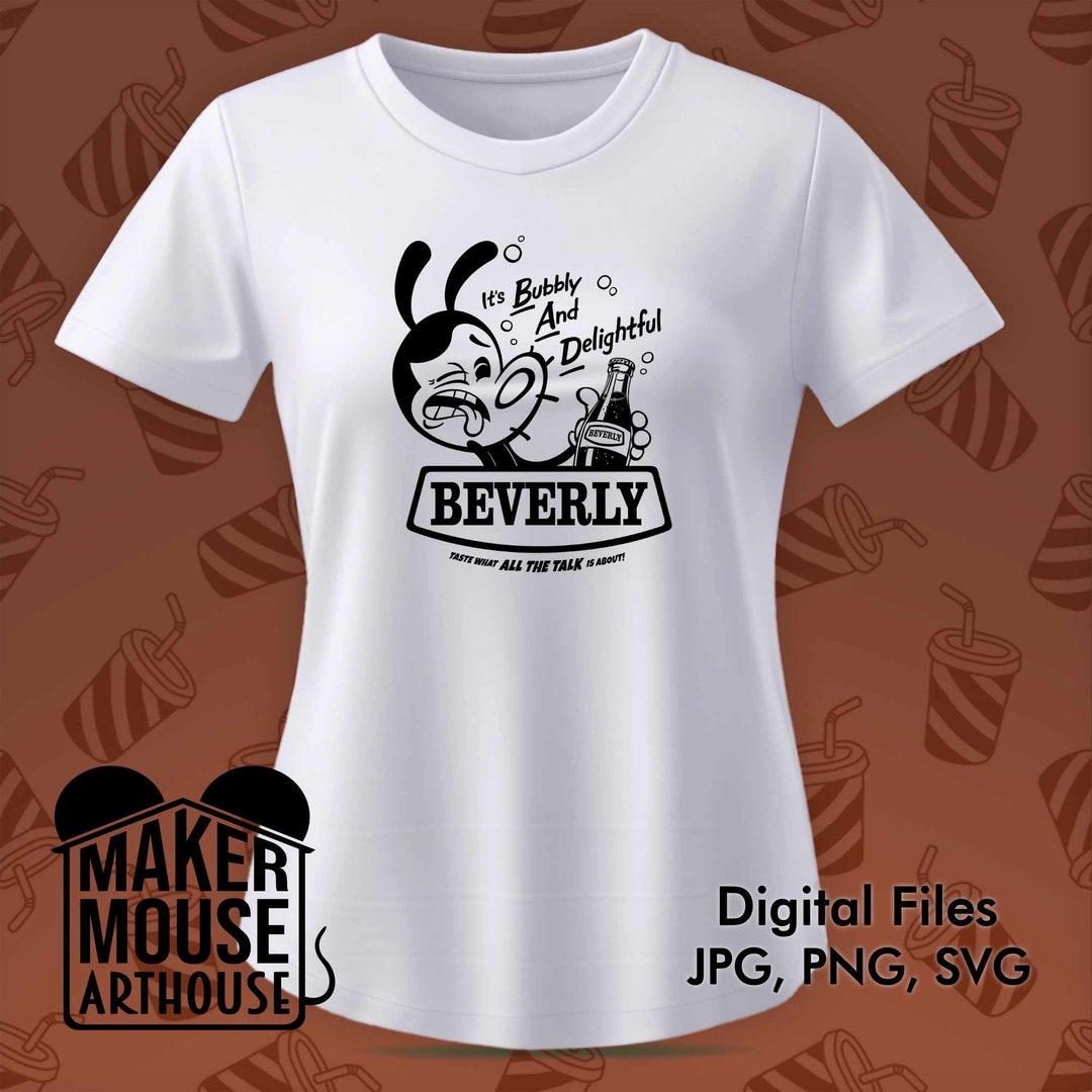 The Beverly Soda, PNG, JPG, SVG, Printable Art, Digital File, Food ...