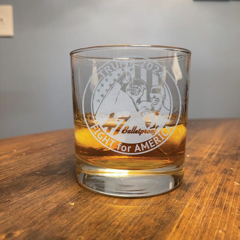 Trump Whiskey Glass Bullet - Etsy
