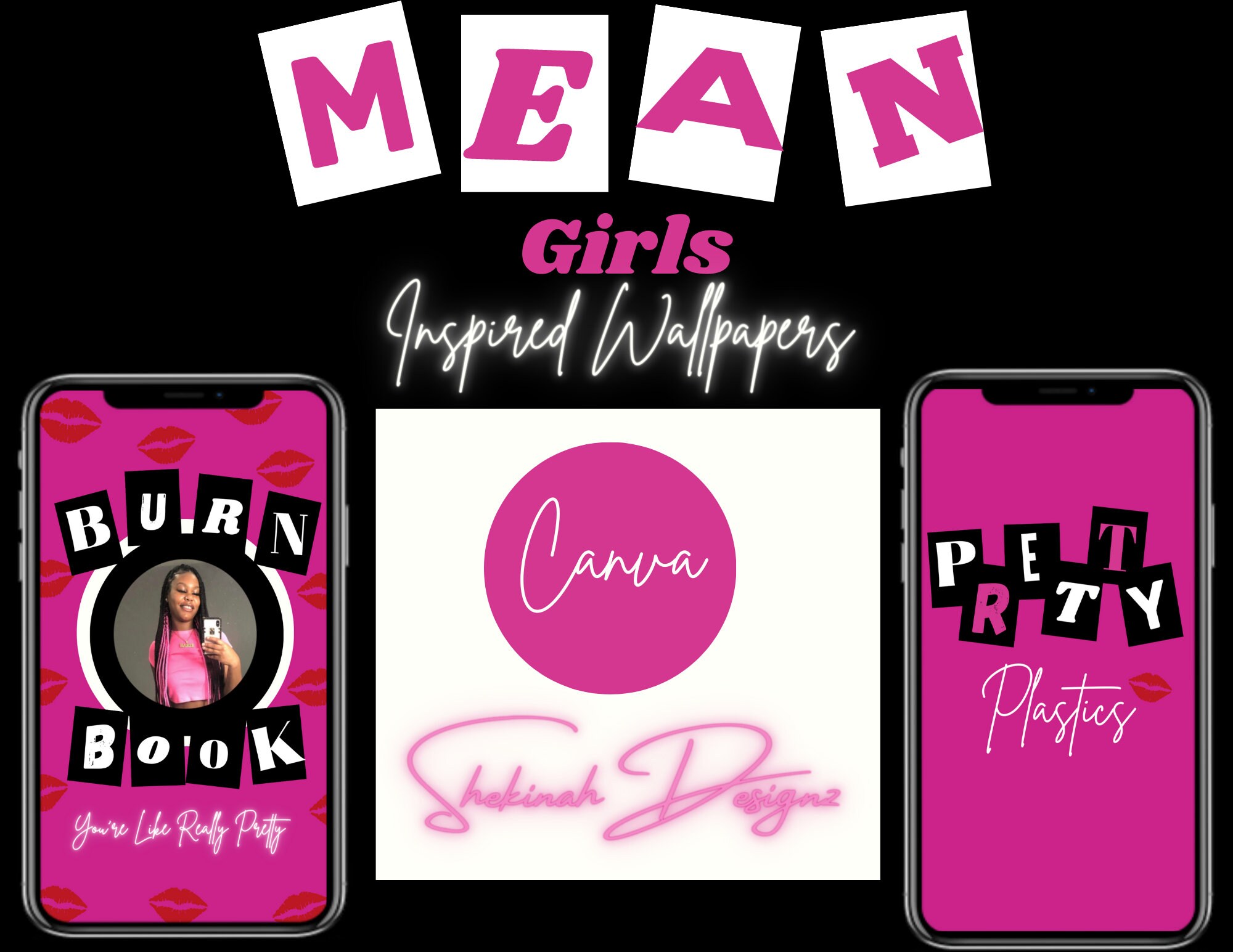 Mean Girls Inspired Themed Wallpaper Etsy