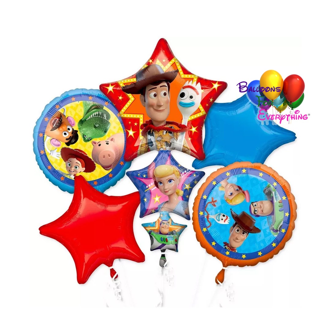Toy Story Woody Birthday Balloons Bouquet, Toy Story Globos Fiesta ...