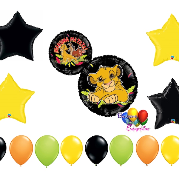 Simba Balloon Decorations - Etsy