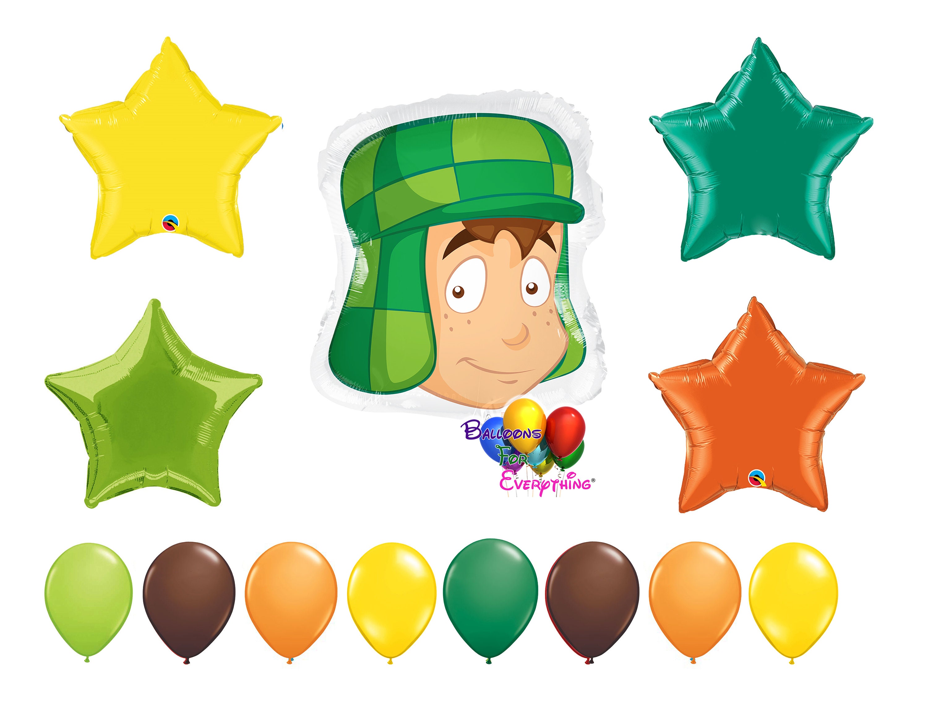 El Chavo Del Ocho Birthday Balloons Deluxe Set, El Chavo Globos De ...