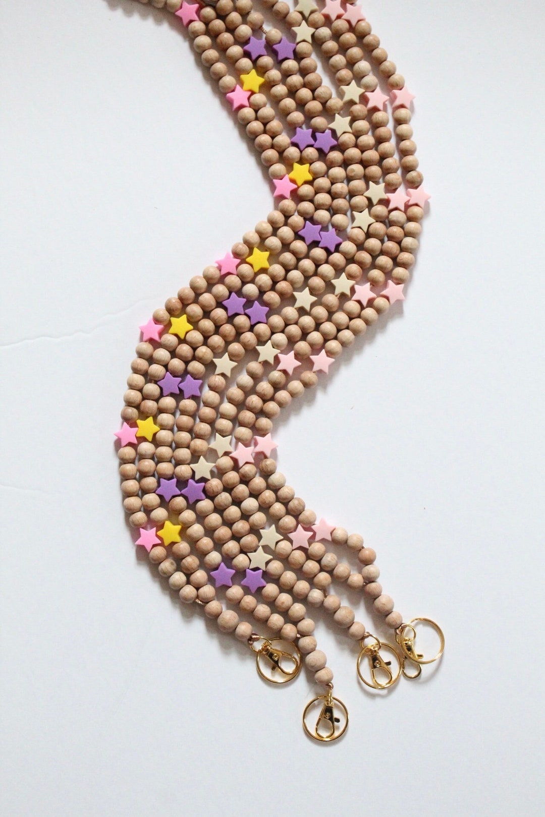 Star Lanyard, Beaded Lanyard, Teacher Lanyard, Breakaway Lanyard, ID ...