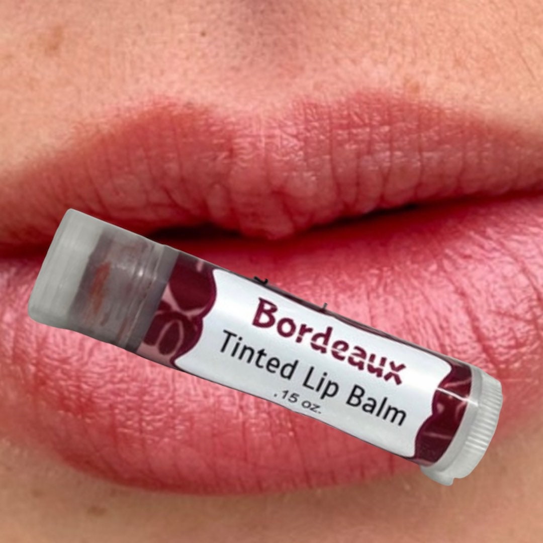 Bordeaux Tinted Lip Balm, Tinted Chapstick, Natural Lip Moisturizer ...