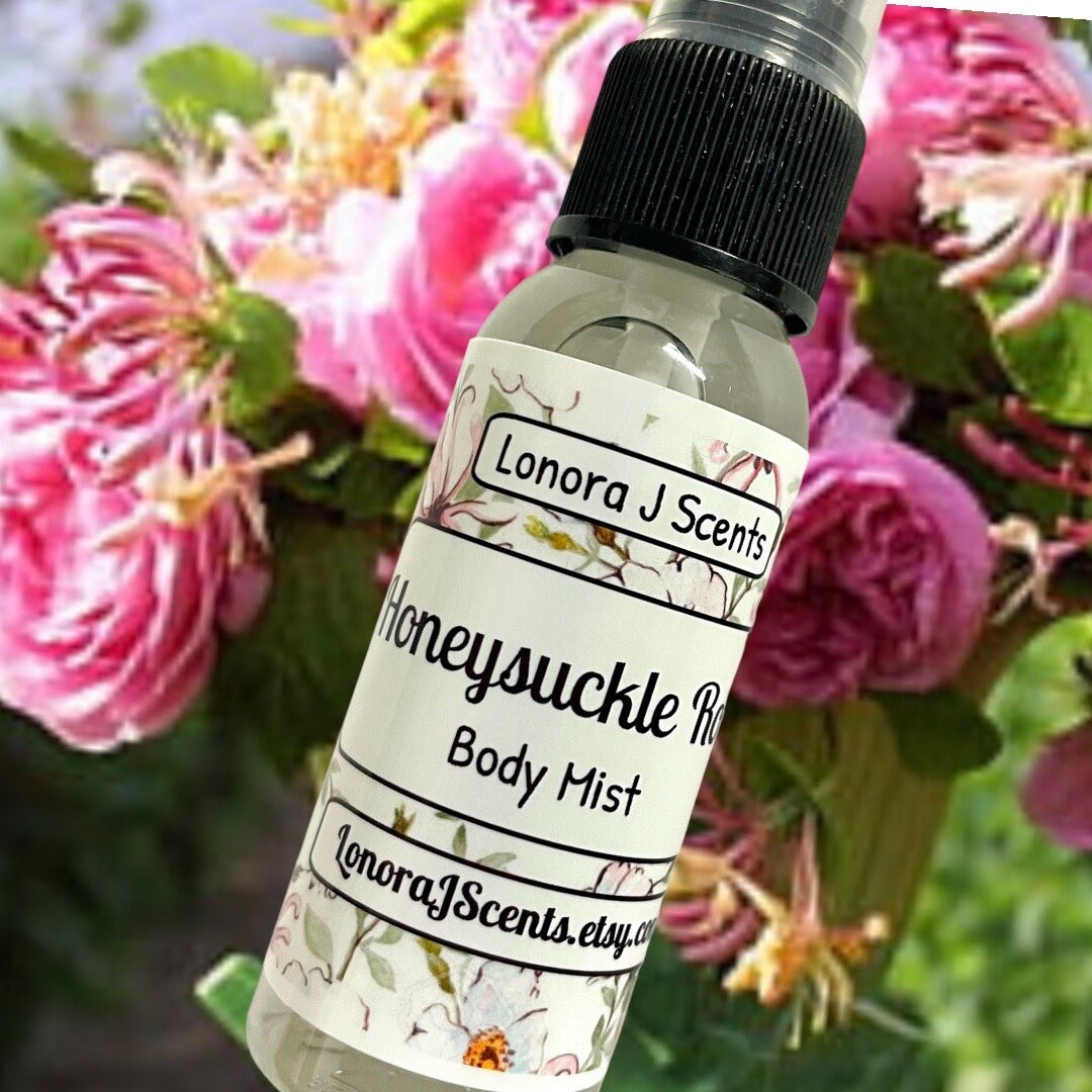 Honeysuckle Rose Body Mist, Floral Fragrance Perfume Spray - Etsy