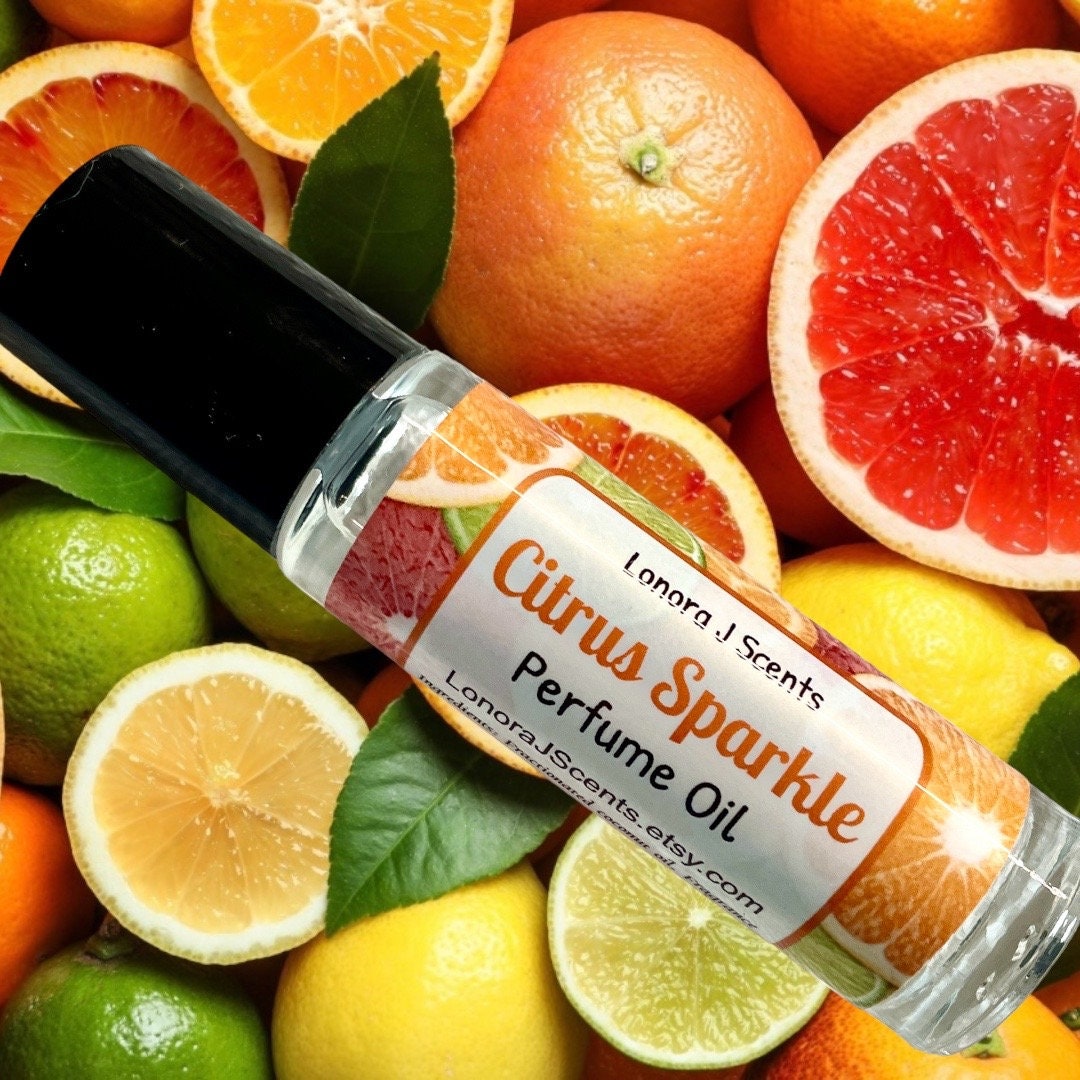 Citrus Sparkle Perfume Oil Roll on Made With Coconut Oil - Etsy