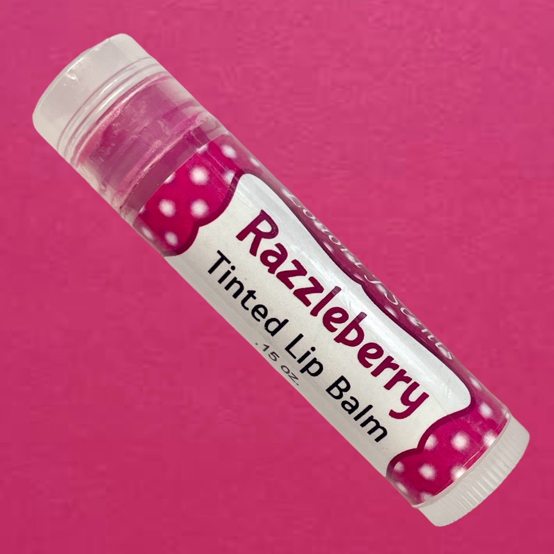 Razzleberry Tinted Lip Balm, Tinted Chapstick, Natural Lip Moisturizer ...