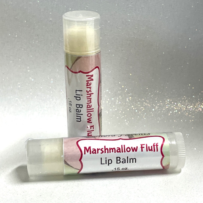 Lip Balm Marshmallow Fluff Flavored Lip Balm Marshmallow - Etsy