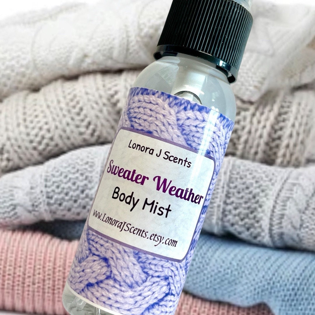 Sweater Weather Body Spray, Body Mist, Fragrance Mist - Etsy