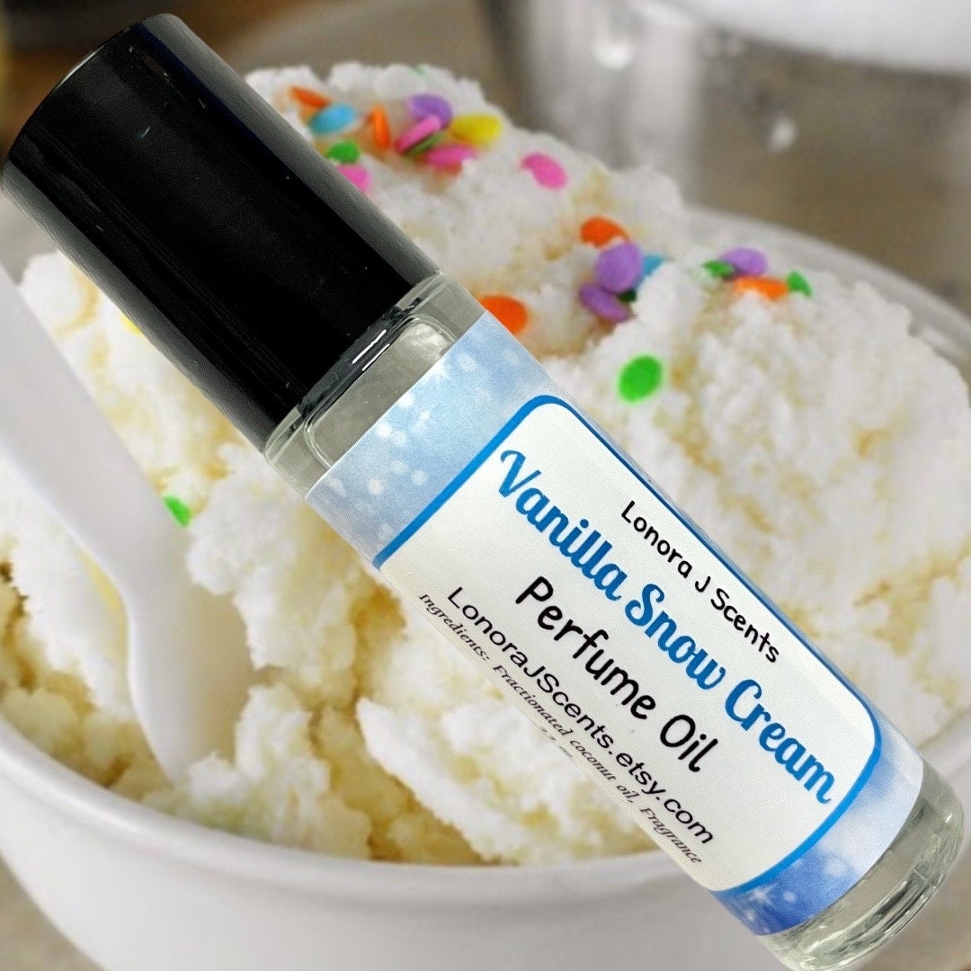 Vanilla Snow Cream Perfume Oil Roll On, Coconut Oil Based - Etsy