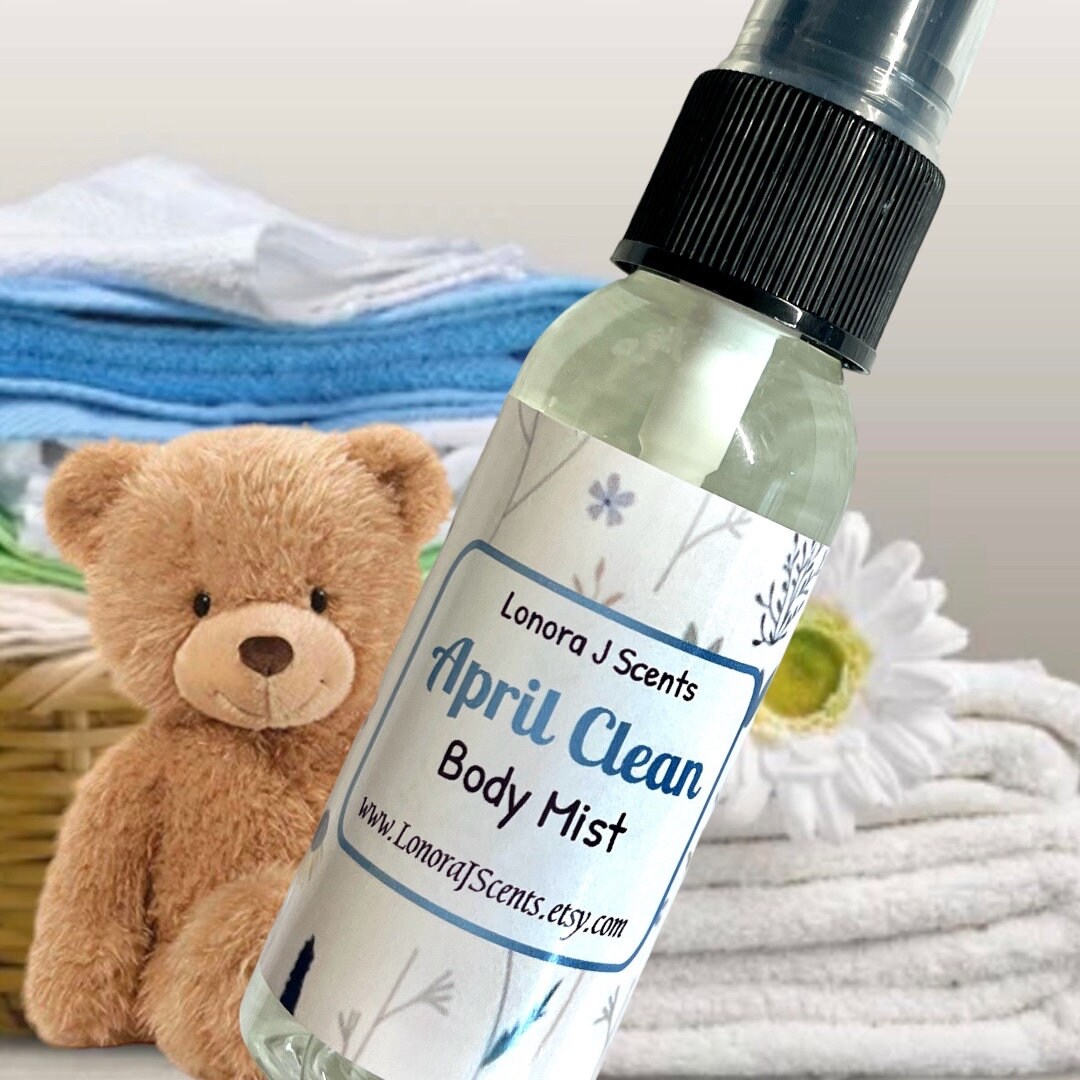 April Clean Body Spray, Fresh Fragrance Mist - Etsy