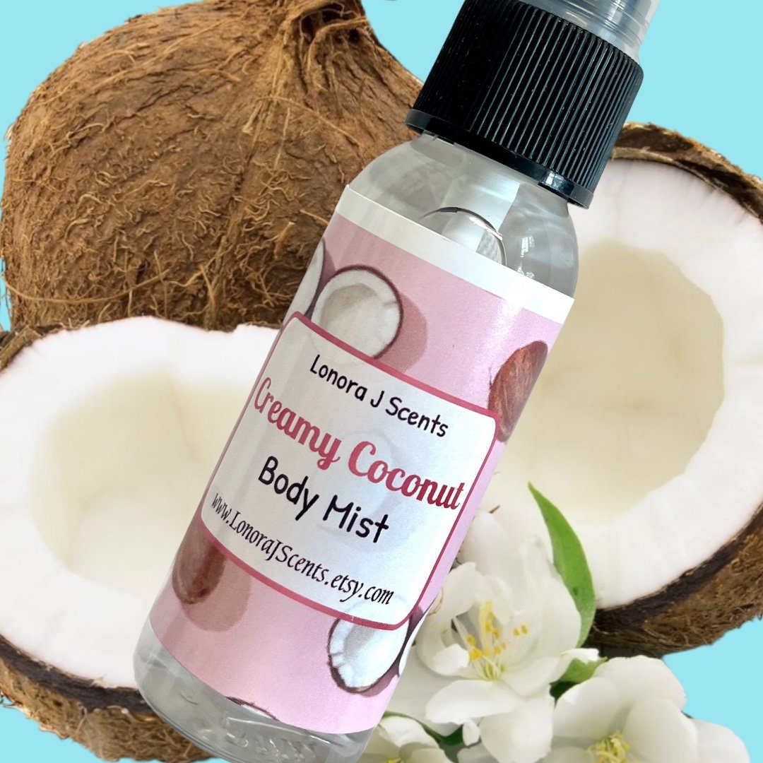 Creamy Coconut Body Mist, Body Spray, Fragrance Mist - Etsy