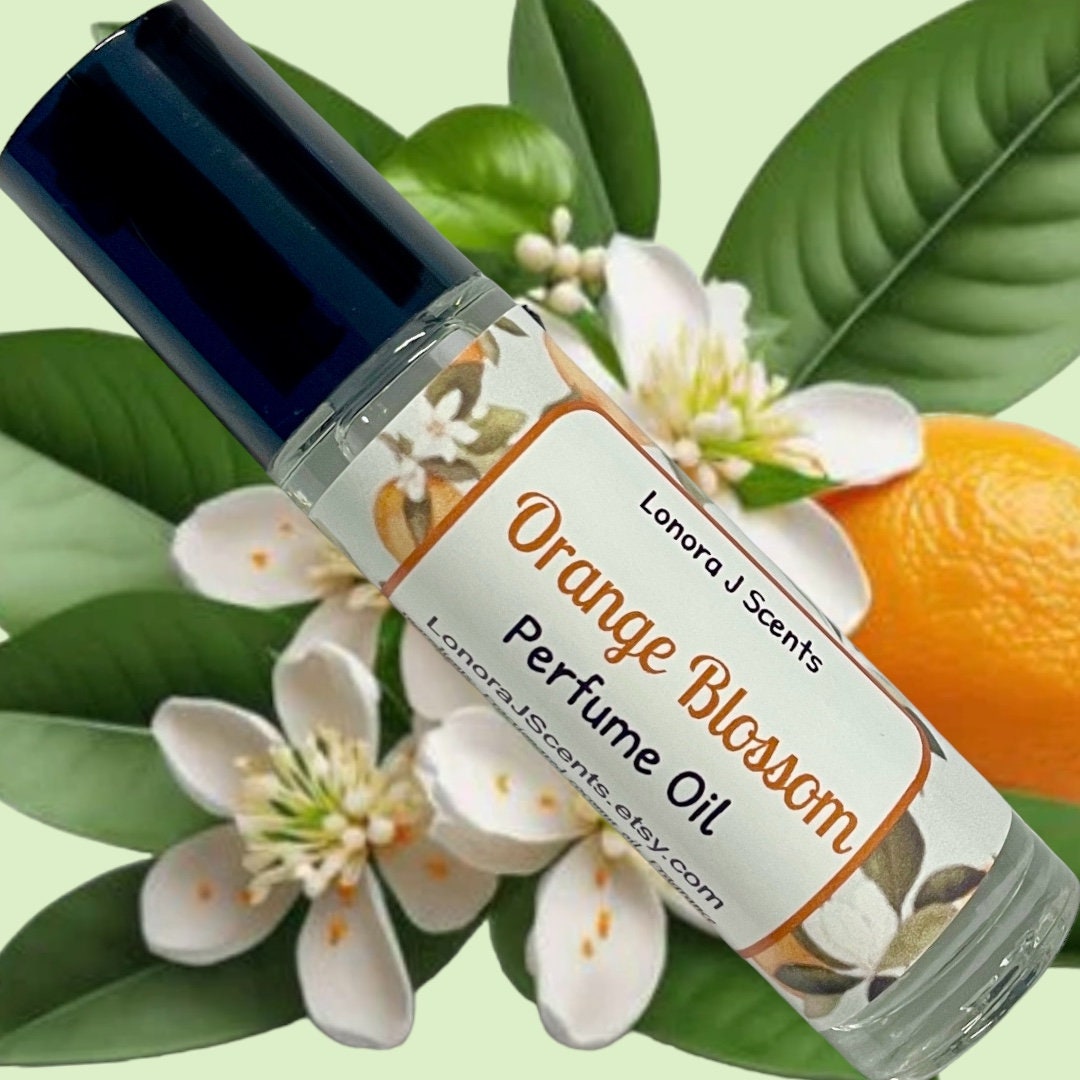 Orange Blossom Perfume Oil Roll On, Vegan, Alcohol Free (10ml) - Etsy