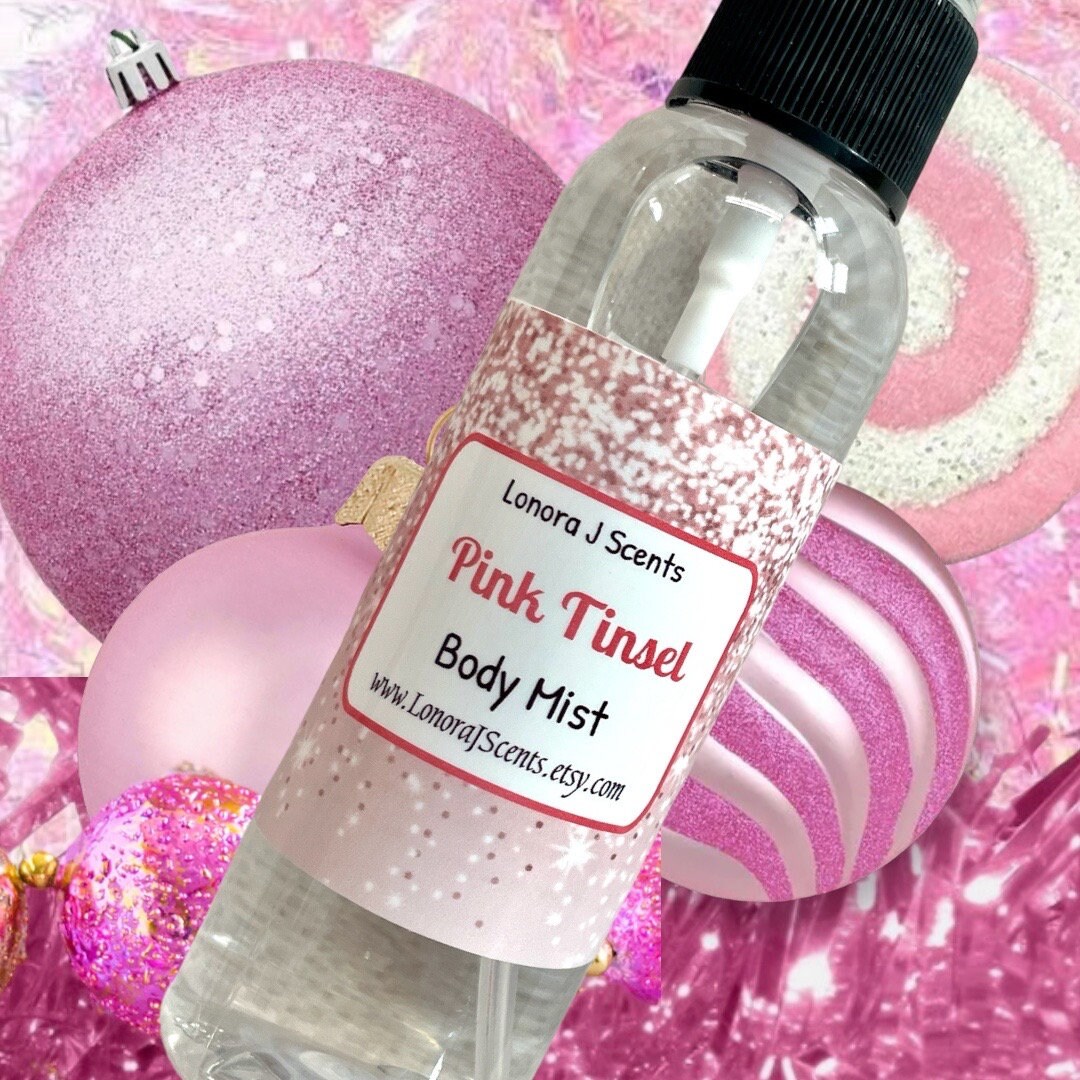 Pink Tinsel Body Spray, Body Mist, Fragrance Mist, Body Splash, Perfume ...