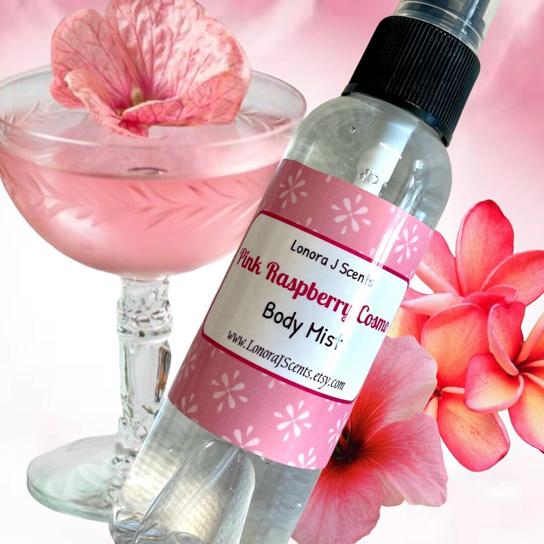 Pink Raspberry Cosmo Body Spray, Body Mist, Fragrance Mist, Body Splash ...