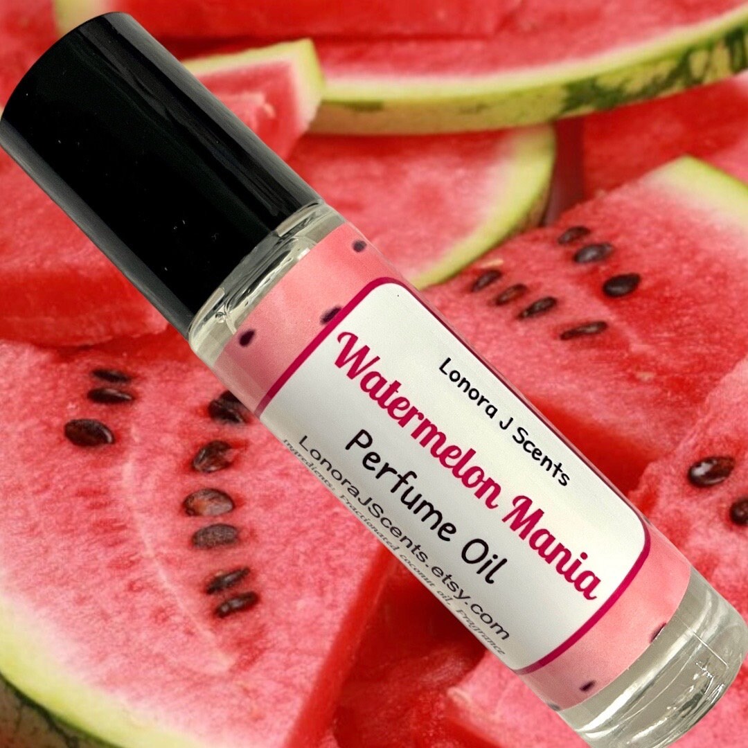 Watermelon Mania Roll on Perfume Oil, Coconut Oil Based - Etsy