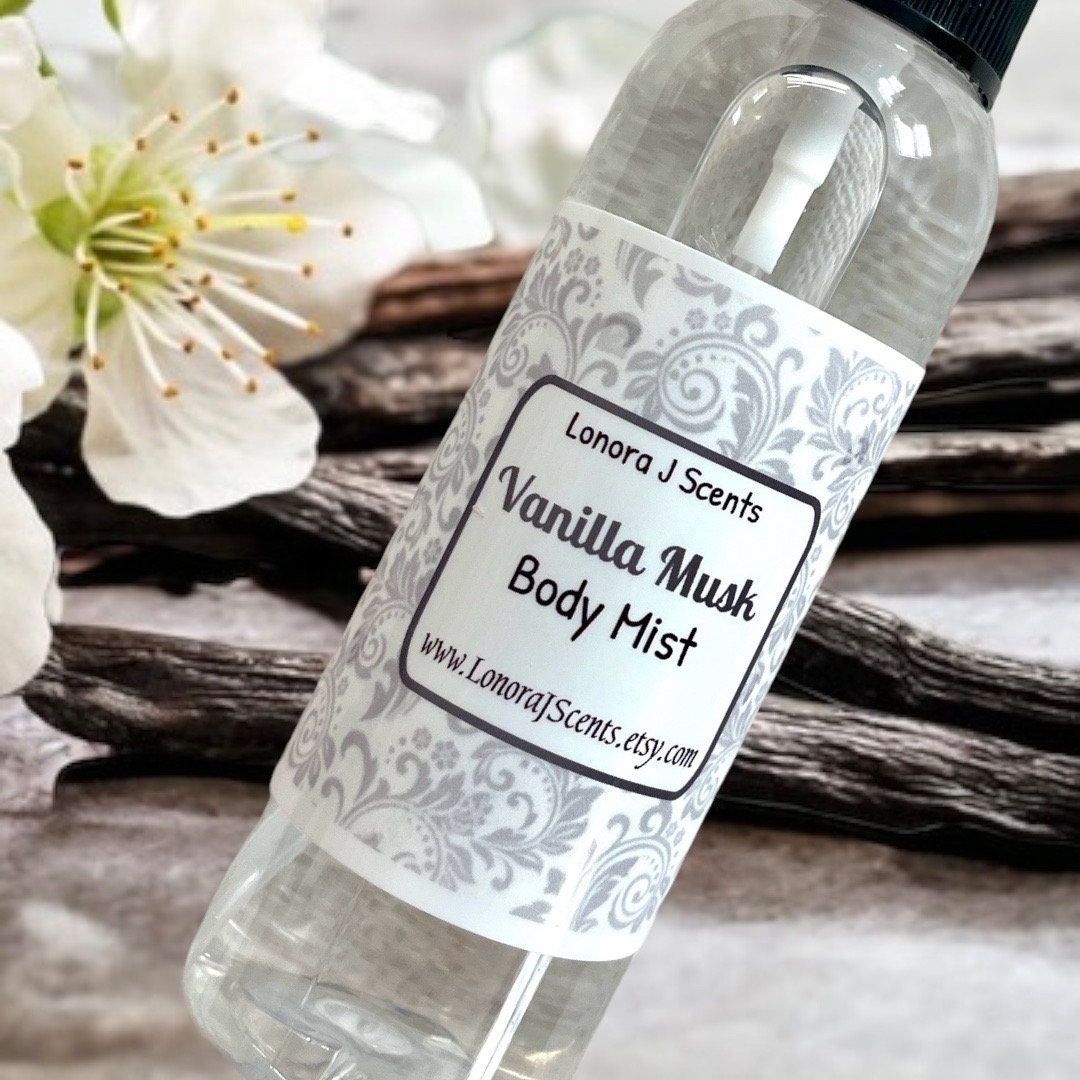 Vanilla Musk Body Spray, Body Mist, Fragrance Mist, Body Splash ...