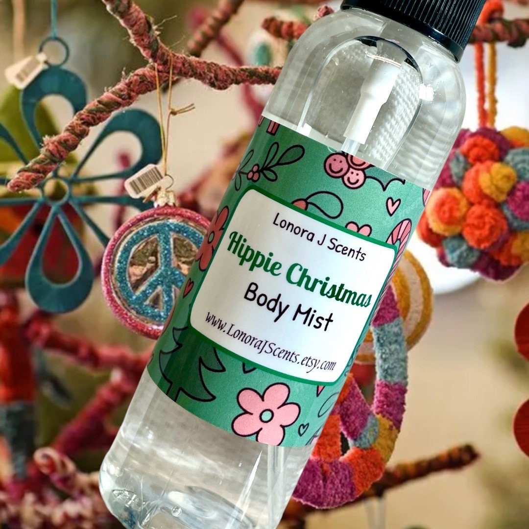Hippie Christmas Body Spray, Body Mist, Fragrance Mist, Body Splash ...