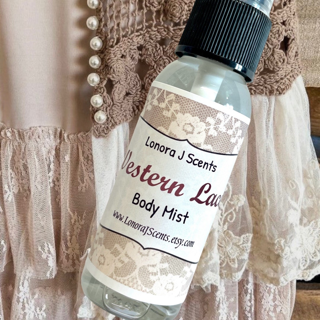 Western Lace Body Spray, Body Mist, Fragrance Mist - Etsy