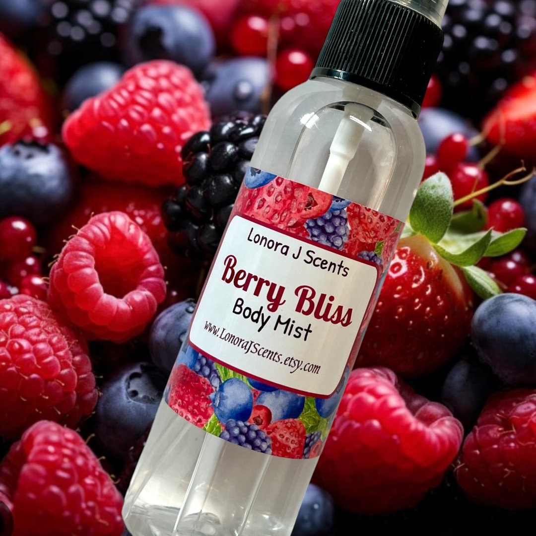 Berry Bliss Body Spray, Body Mist, Fragrance Mist, Body Splash, Perfume ...
