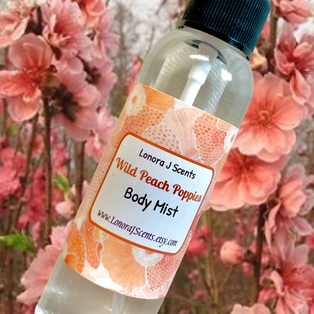 Wild Peach Poppies Body Mist, Cruelty-free Fragrance Spray - Etsy